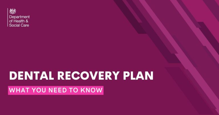 Dental recovery plan: everything you need to know. – Department of ...