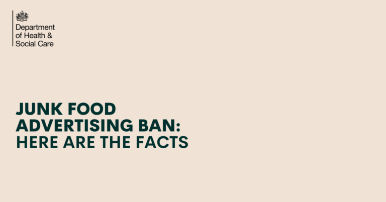 Here are the facts about our junk food advertising ban – Department of ...