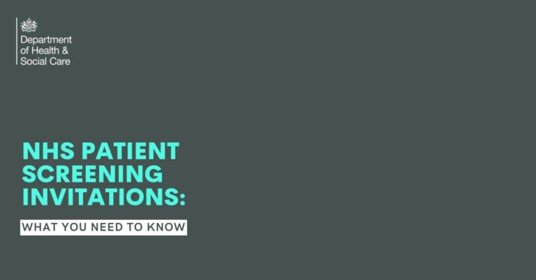 NHS Patient Screening Invitations: what you need to know – Department ...